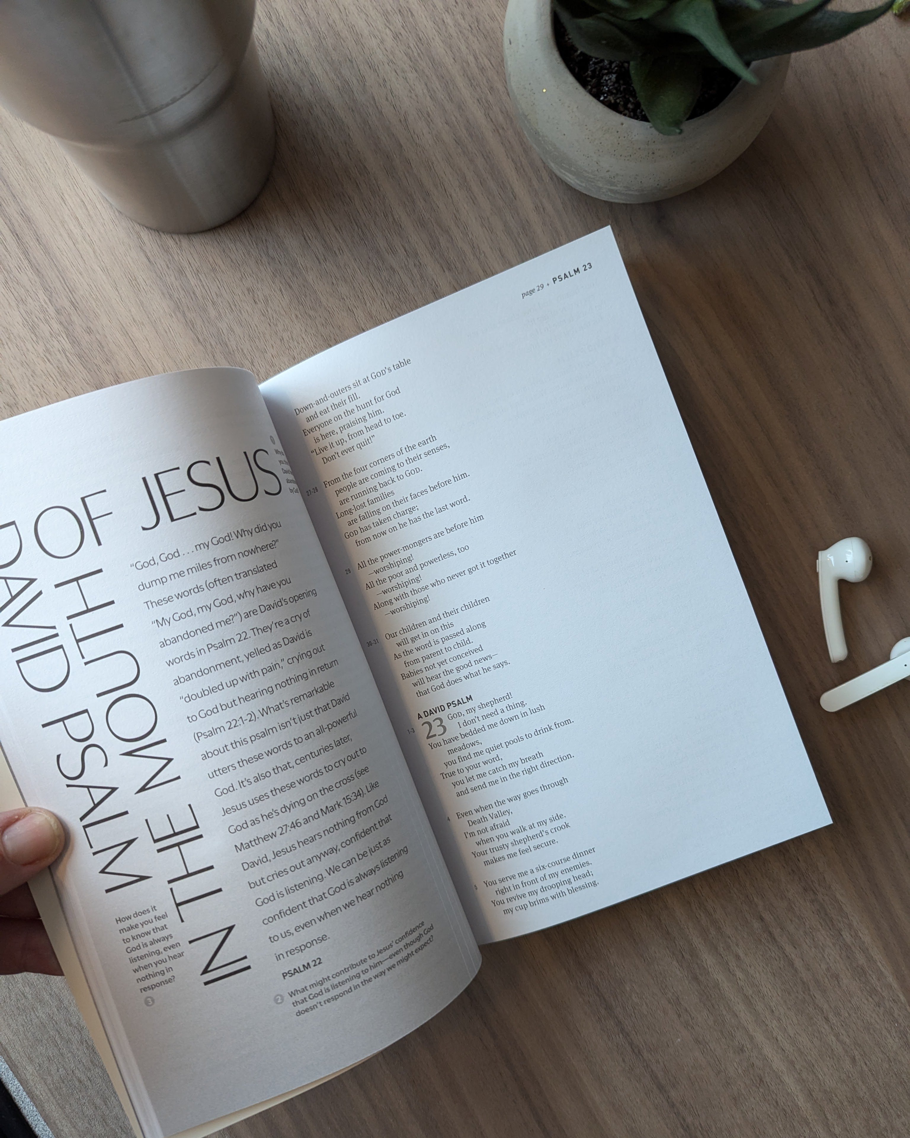 The Message Student Devotional Bible: Psalms